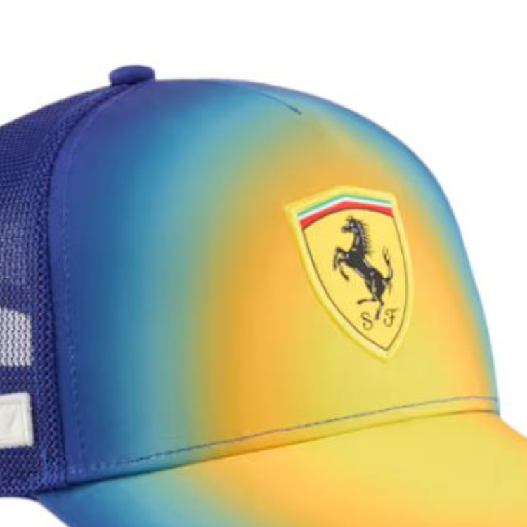 Бейсболка PUMA для мужчин, размер Ф, желтый/синий — фото 1