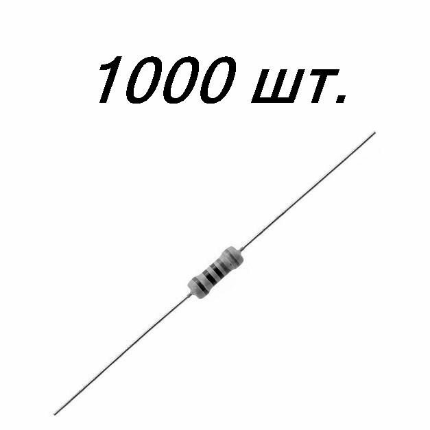 1000шт Резистор 9,1 ком 0,5вт выводной
