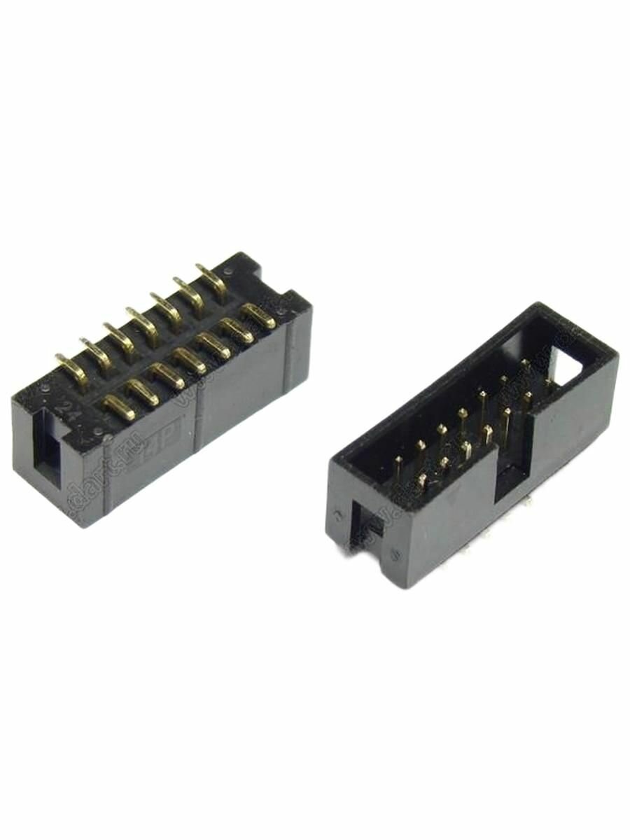 10шт разъем IDC-14M SMD