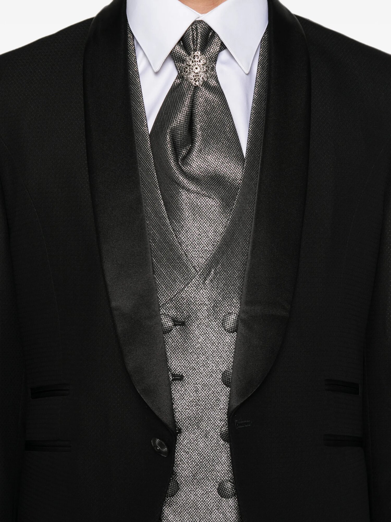 Комбинезон Carlo Pignatelli Shawl-lapel single-breasted four-piece suit, размер 48 — фото 1