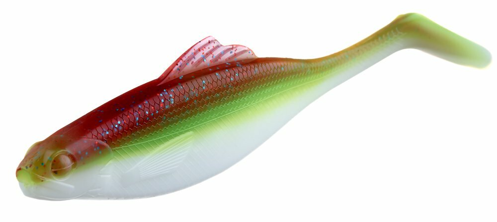 Виброхвосты съедоб. искусст. LJ Pro Series ROACH PADDLE TAIL 3.5in (08.89)/G03 6шт.