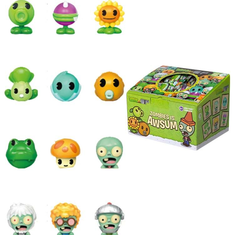 Наборы сюрприз унисекс Tide Rising Anime Plants vs. Zombies, Full Box 18 Pcs