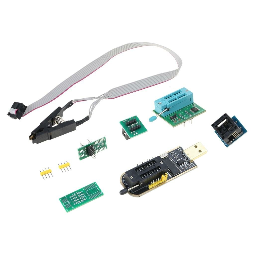 Программатор USB для EEPROM и Flash с зажимом SOIC8