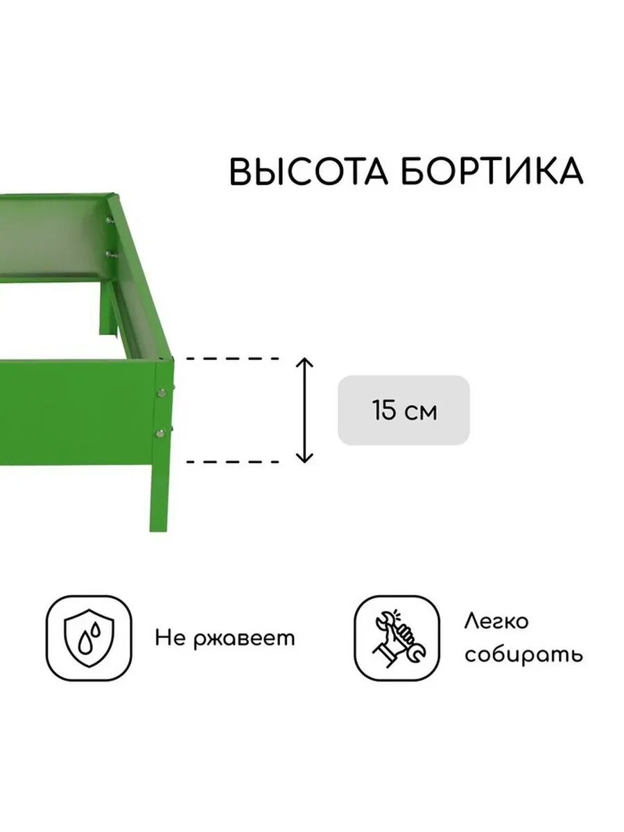 Элегантная зелёная клумба для стильного сада