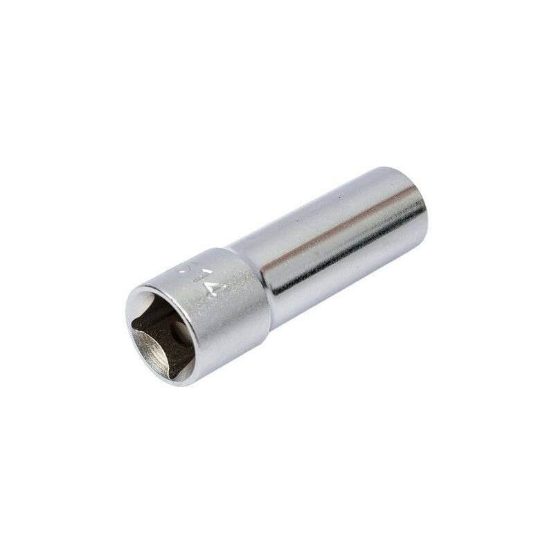 Головка свечная с резиновым фиксатором JTC 46514, 12-гранная, 1/2" х 14 мм