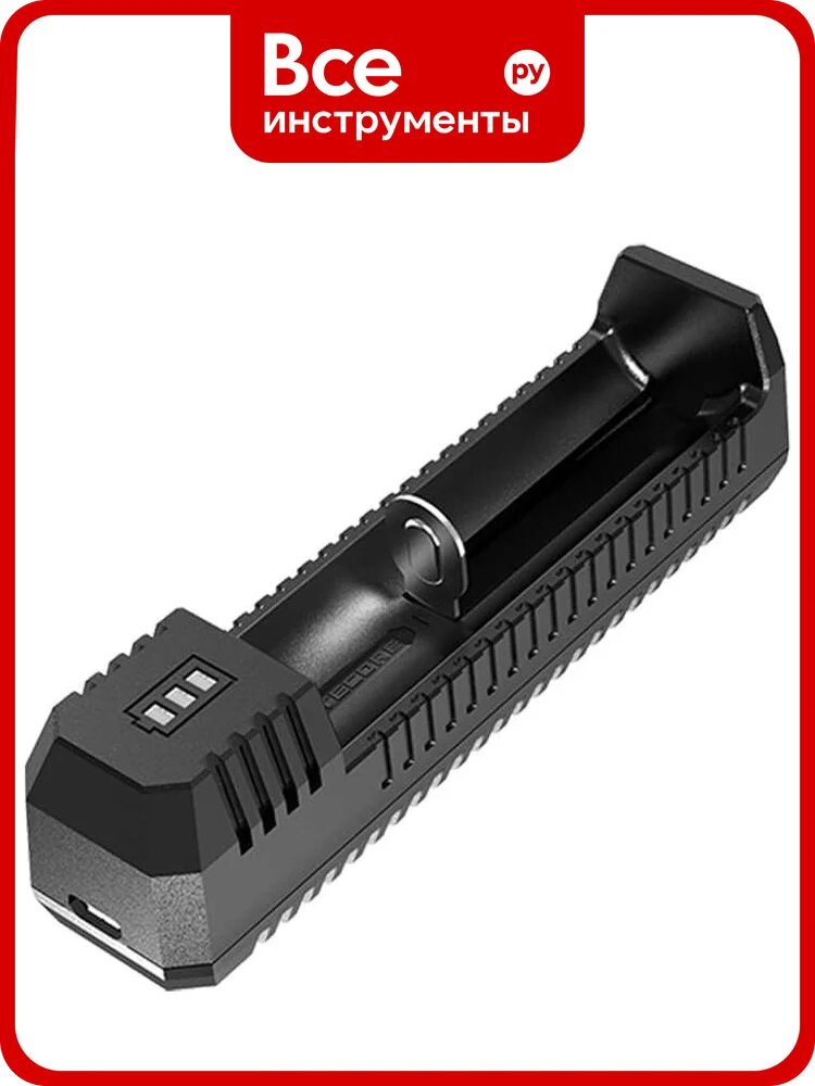 Зарядное устройство Nitecore UI1 Intellicharge V2 с Li‑ion и IMR аккумуляторами, определение типа, индикатор