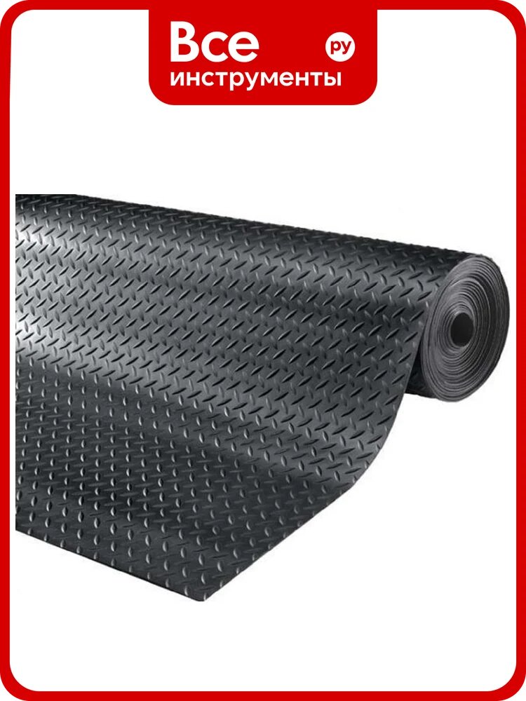 Резиновое рулонное покрытие ComeForte Елочка 1,2х10 м Diamond Rubber СС002779