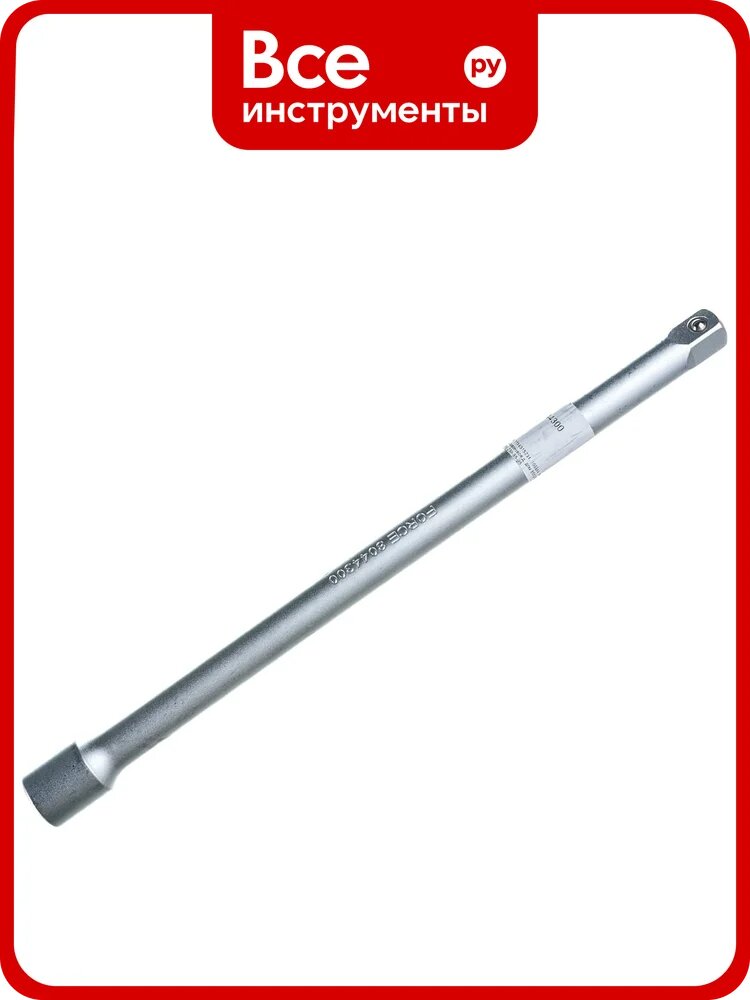Удлинитель 1/2" 300 мм FORCE 8044300 прямой тип из износостойкого CrV материала male-female соединение