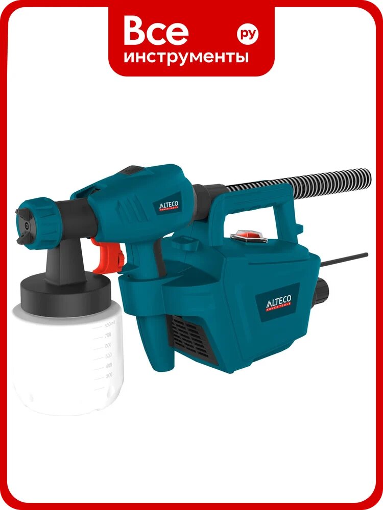 Краскораспылитель ALTECO (2211) sg 2205 53069 бытовой с латунным соплом для масляных и защитных покрытий