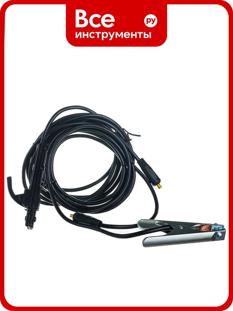 Комплект сварочных проводов KIT-20 (200 А; TK 16-25) QUATTRO ELEMENTI 648-731, работы со сварочными