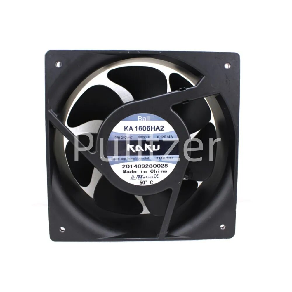 KAKU KA1606HA2 AC220V 0.12A IP55 160*65mm Водонепроницаемый шариковый осевой вентилятор