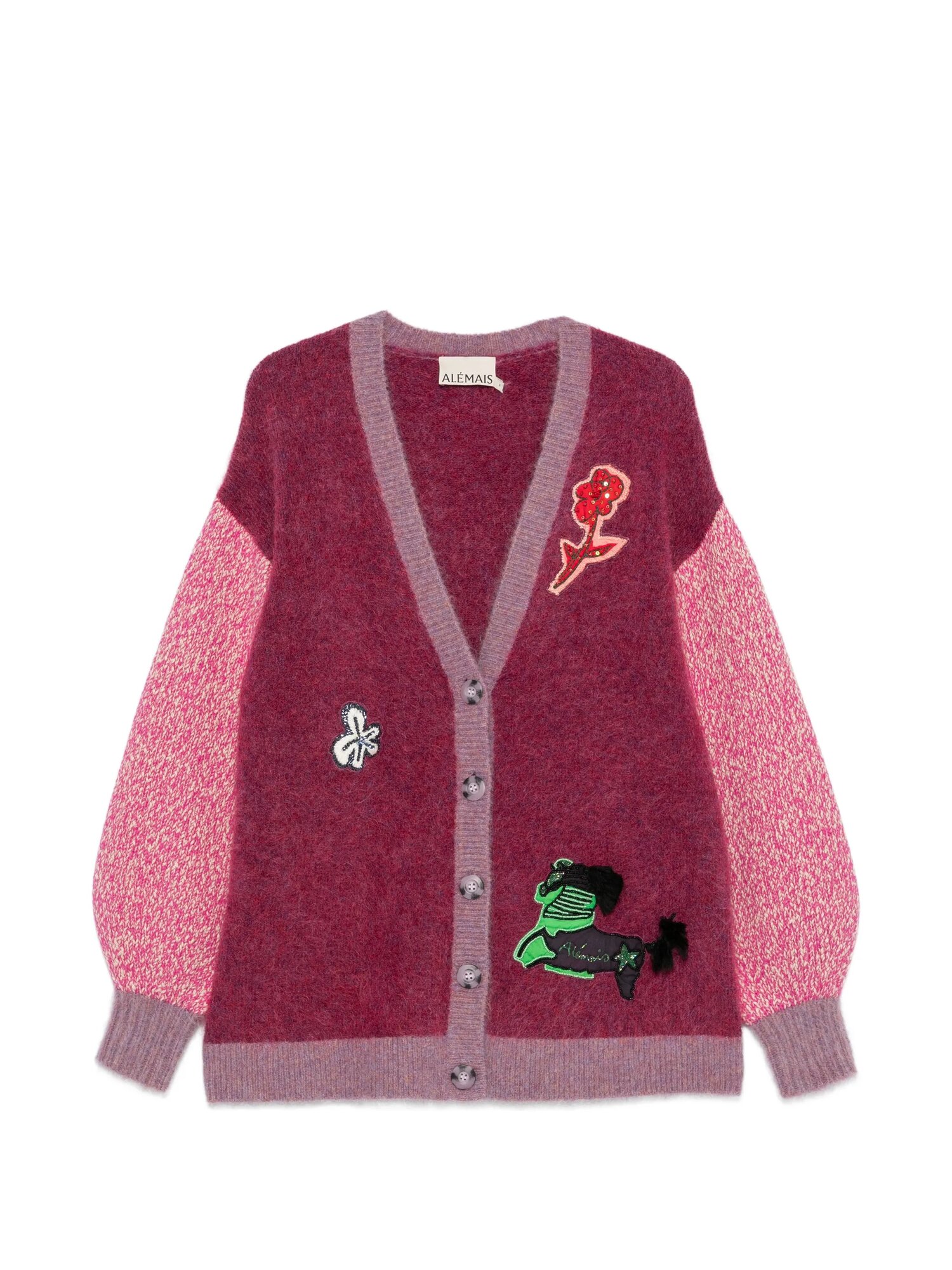 Кардиган Mlak appliqué-embellishment cardigan