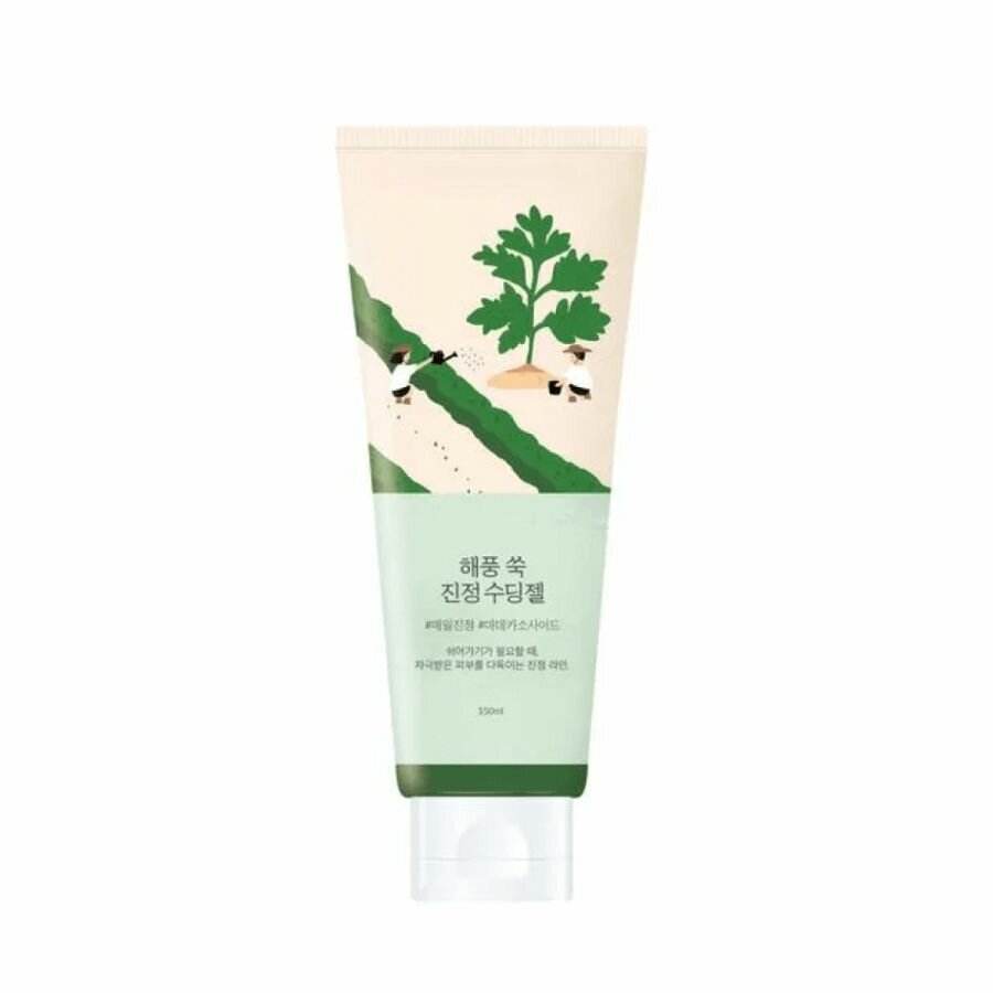 Гель успокаивающий с экстрактом полыни 150мл. ROUND LAB Mugwort Calming Soothing Gel.