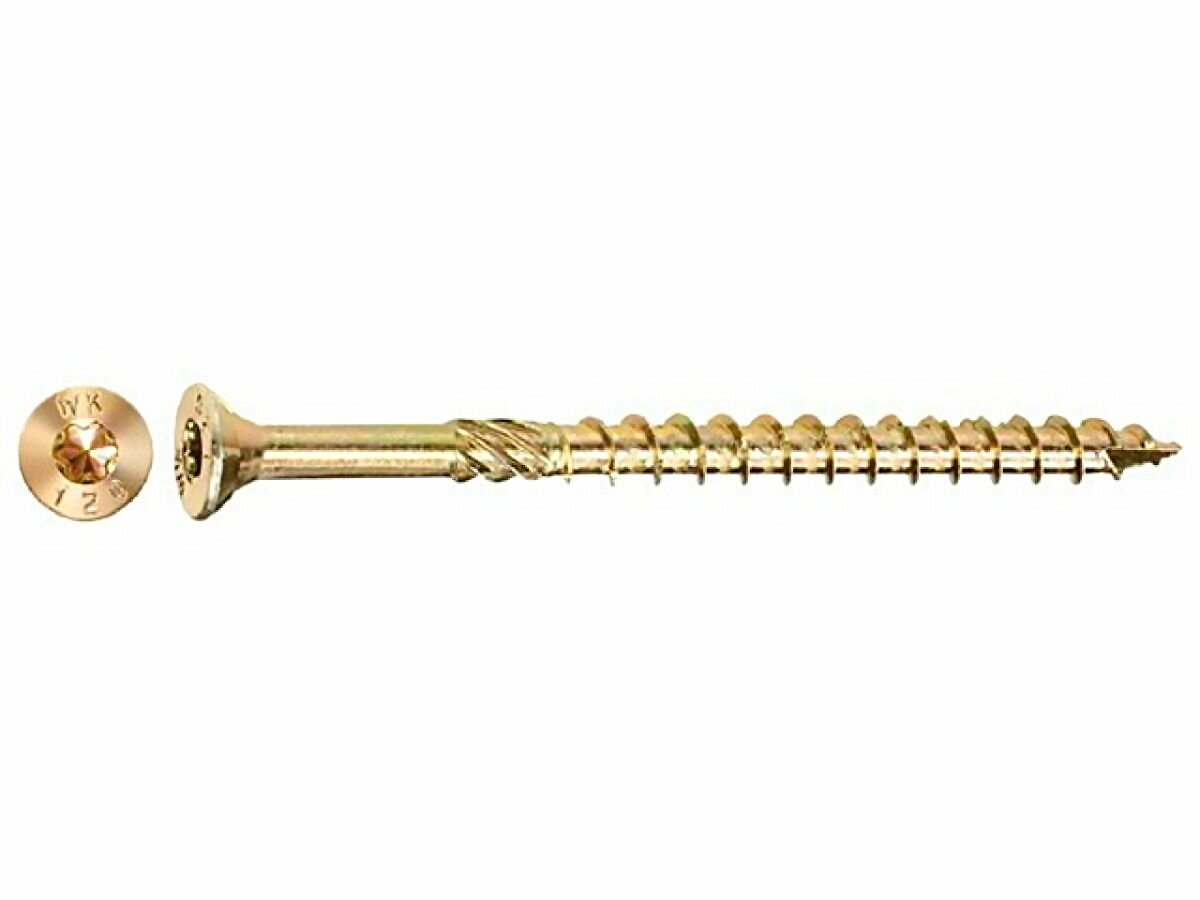 Шуруп конструкционный STARFIX SMZ1-58938-25 5х50 мм потай желтый цинк 25 штук