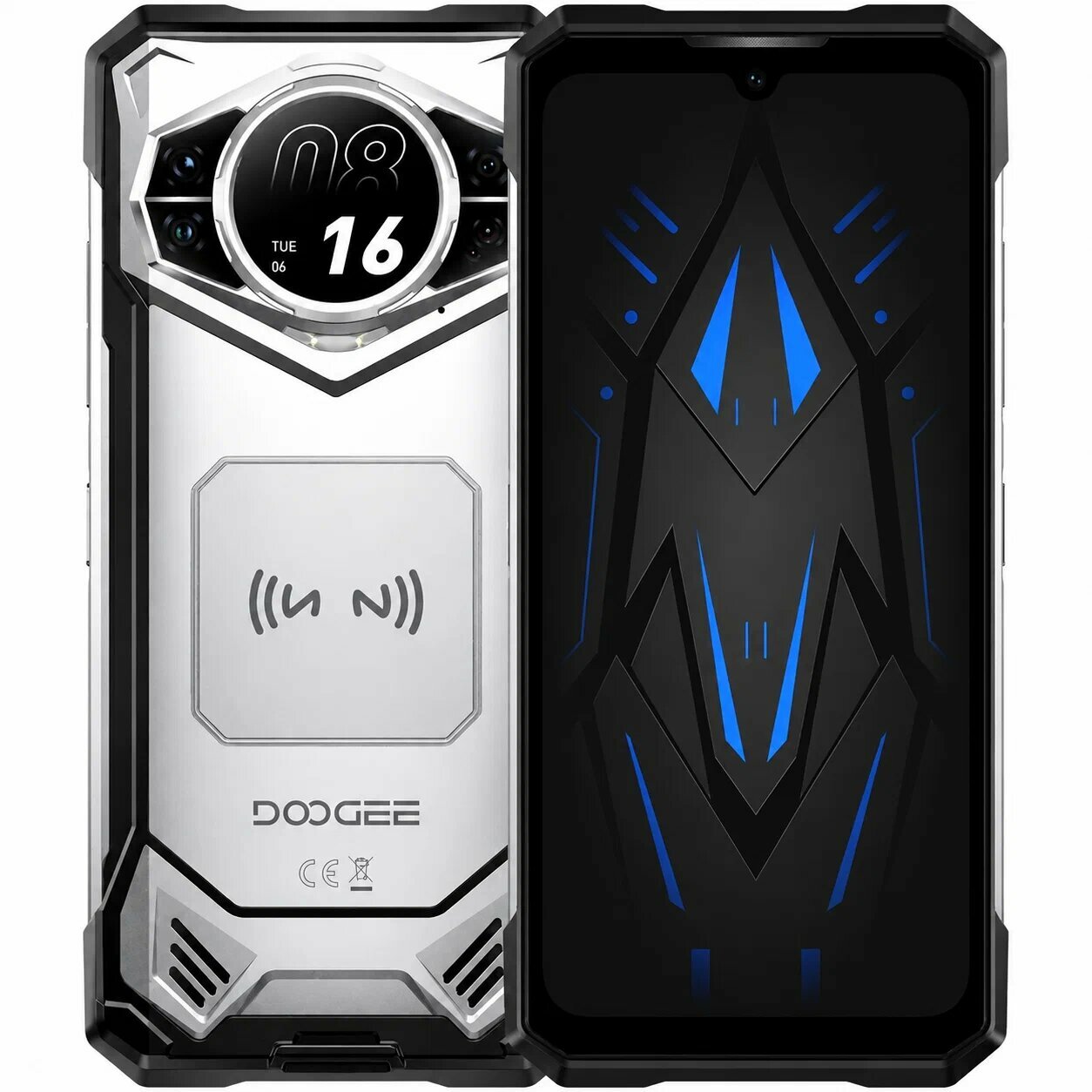 Смартфон DOOGEE S200 VIP Edition, (12+36)48/256 GB, Dual nano SIM, Silver (Серебристый)