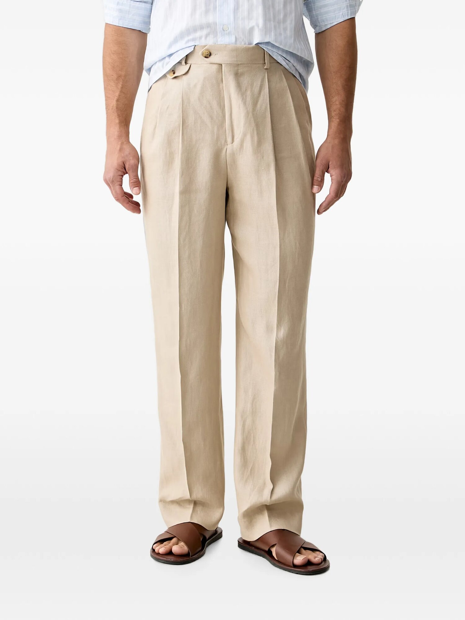 Брюки GANT Linen tailored trousers