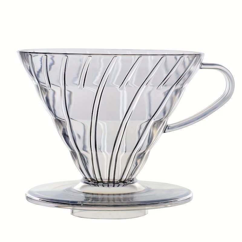 V60 Многоразовая капельная воронка из смолы для кофе пуровер, на 1-2 чашки