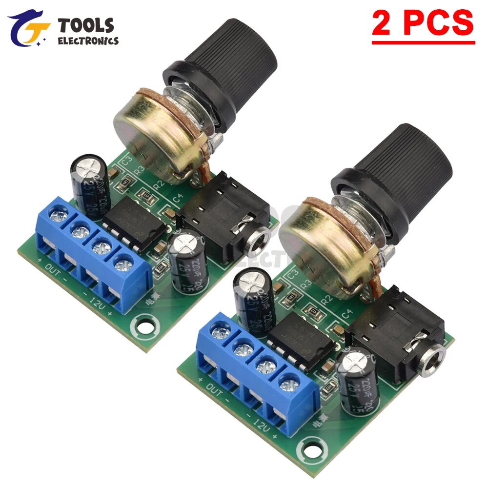 Occkic LM386 Мини-усилитель звука 10 Вт 2 PCS