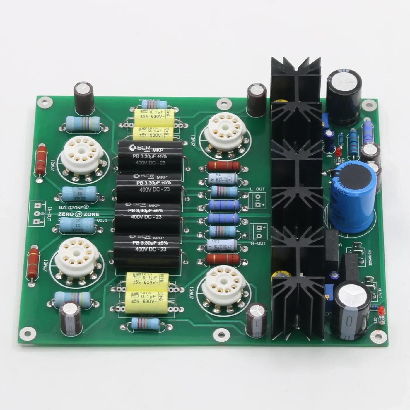 HiFi ламповый стерео предусилитель SENGTERBELLE CARY-SLP90, Цвет: Assembled Board