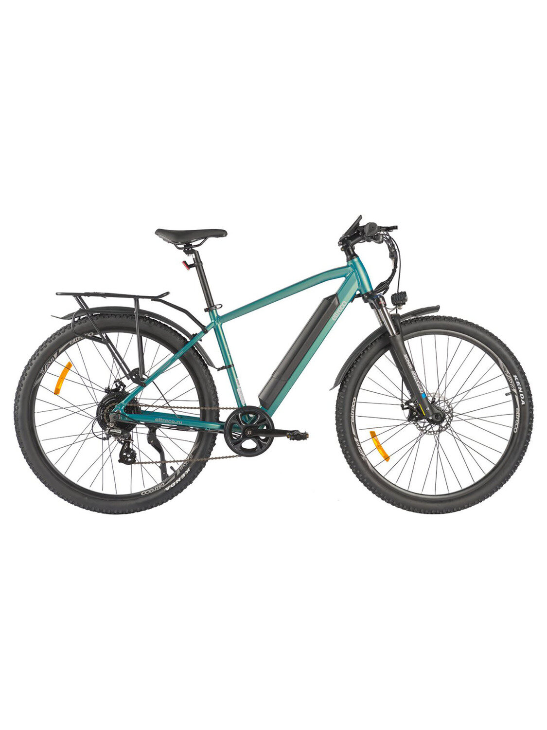 Электровелосипед Eltreco Ultra MAX зеленый, для мужчин ,350