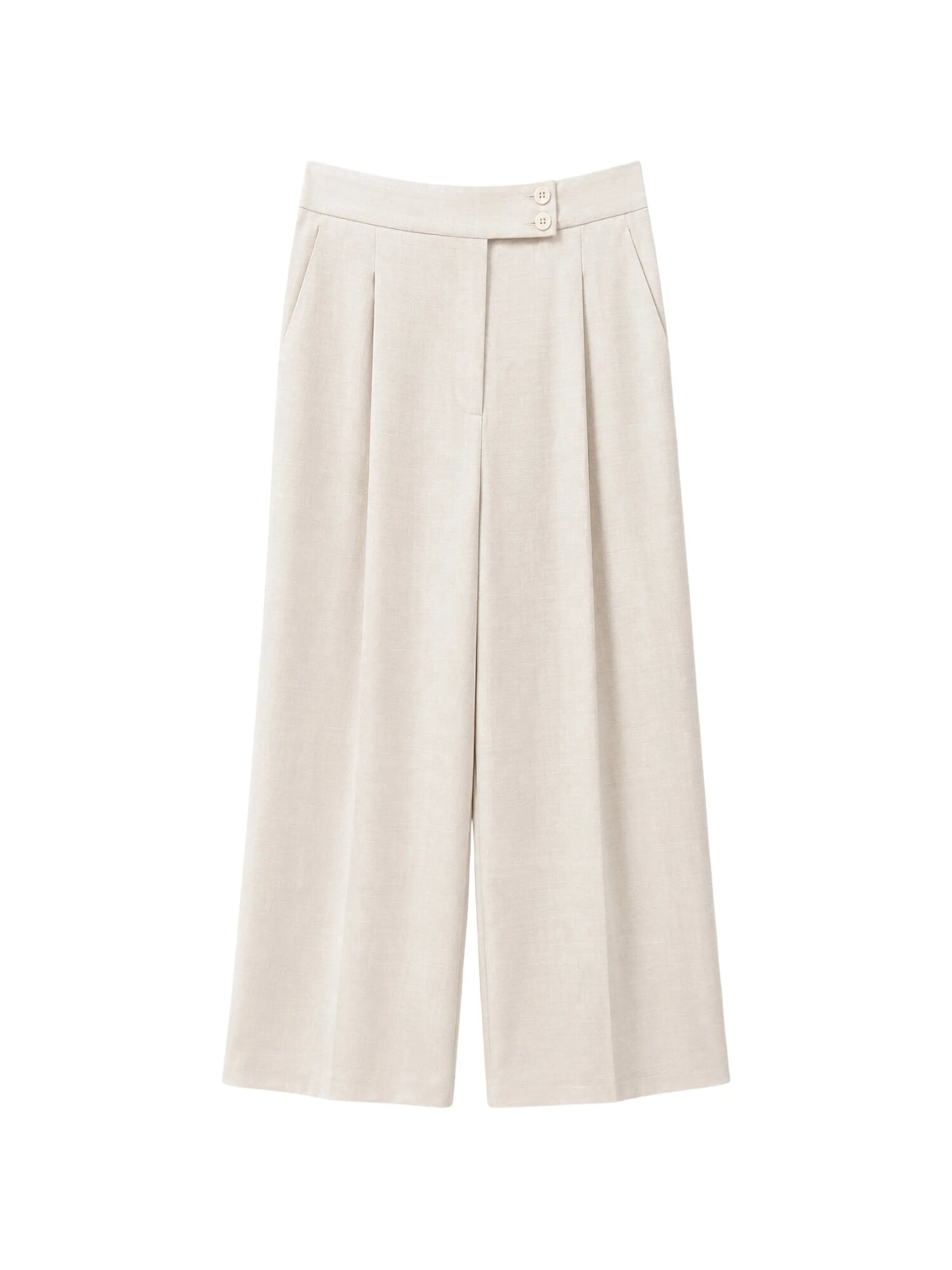Брюки Pleated wide-leg trousers