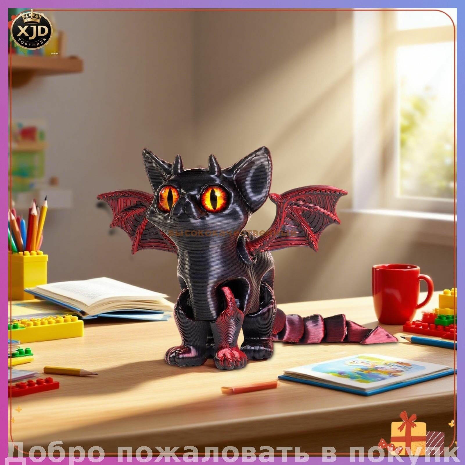 Декоративные фигурки животных, выполненные методом 3D-печати для интерьера для дома