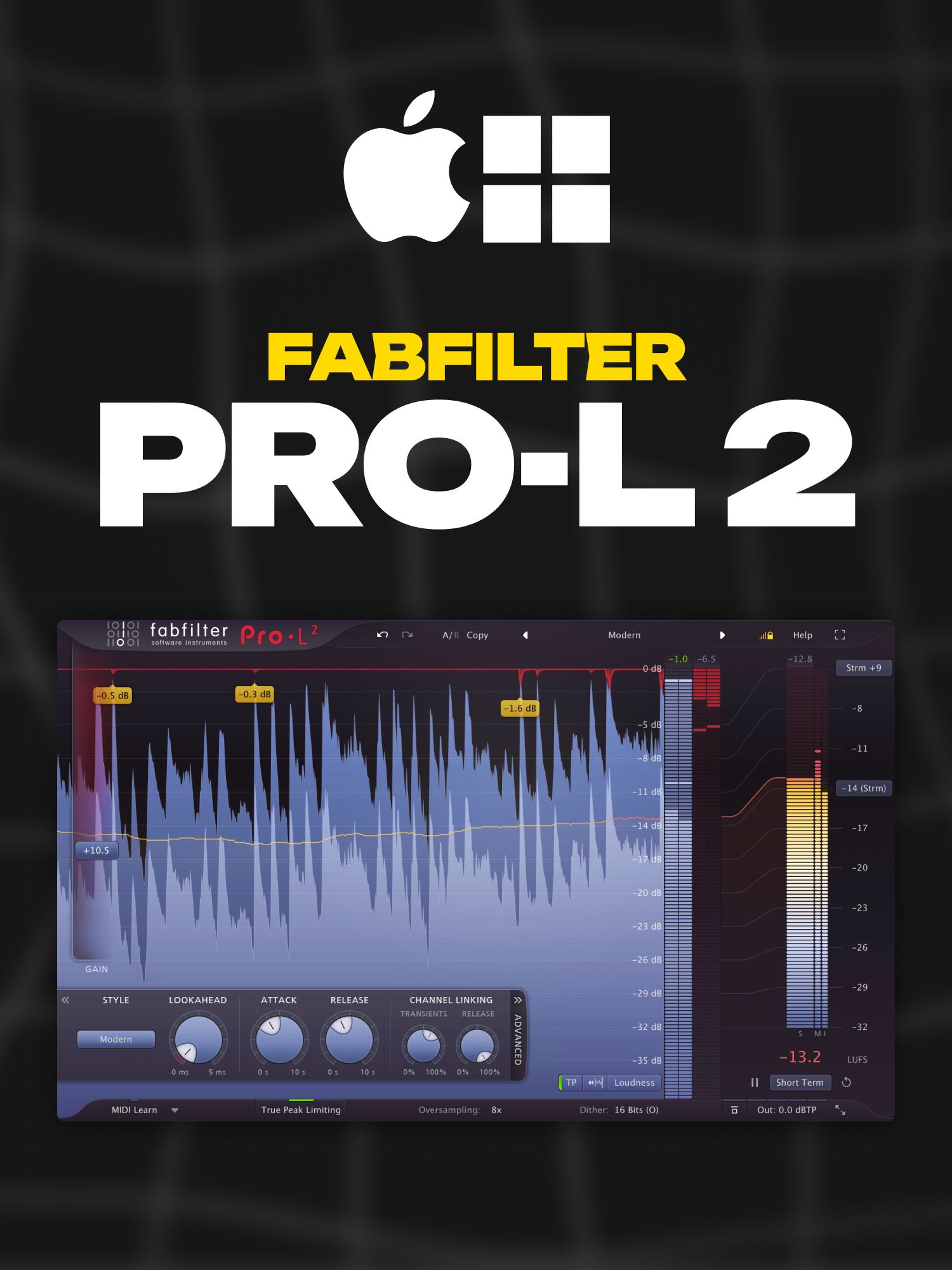 FabFilter Pro-L 2 (Бессрочная лицензионная активация) для macOS & Windows