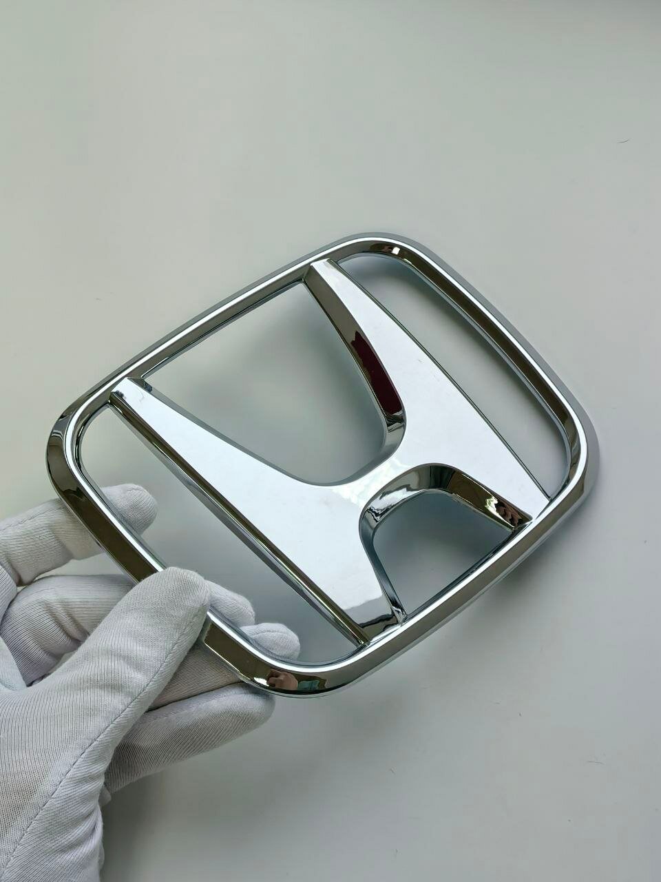 Эмблема Honda 141*115 мм, значок, шильдик, логотип Хонда на авто
