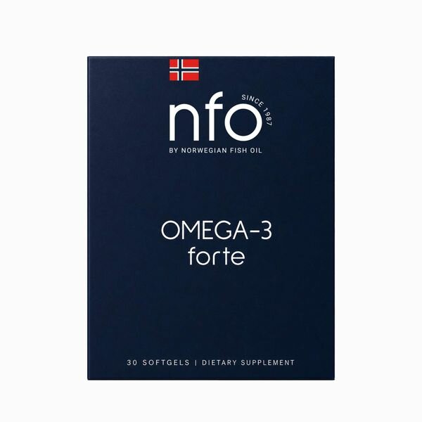 Омега-3 Форте NFO/Норвегиан фиш оил капсулы 1384мг 30шт