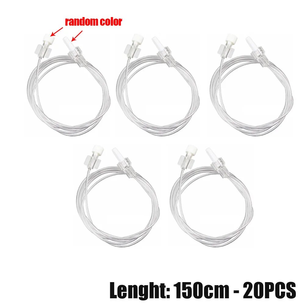 HDRSMTMED Удлинительная трубка для инфузии IV 30/50/100/150 см 20PCS 150cm