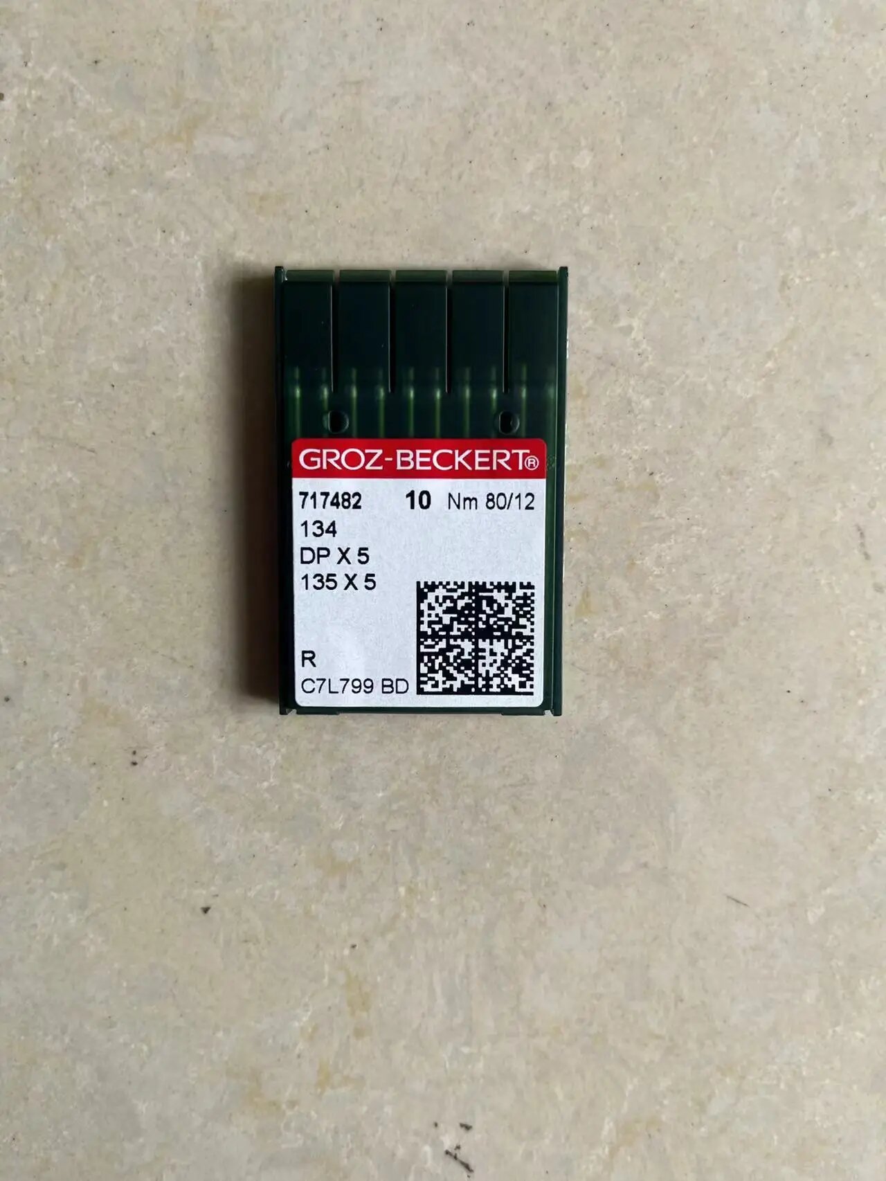 Комплект игл швейных Groz-Beckert Dp5 135X5 10шт Nm 80-12