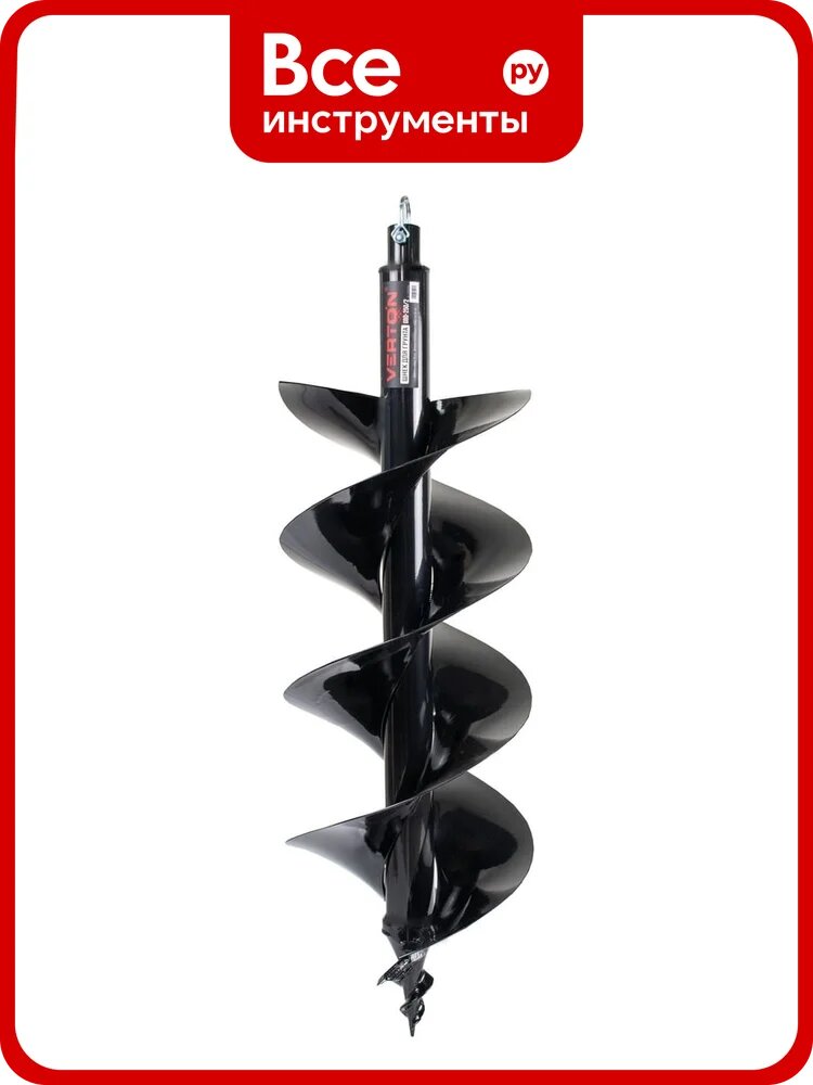 Шнек двухзаходный для грунта GBD-250/2 (d пос=20 мм, 250х800 мм) VERTON 01.12782.13234