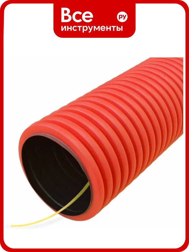Гофрированная труба Gigant ПНД красная D63 20м 801063-20GI