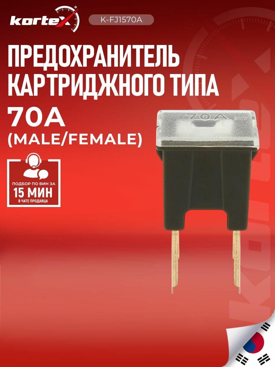 Предохранитель картриджного типа ( male/female ) 70A