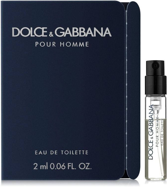 D&G Pour Homme мужская туалетная вода 2 мл пробник - Дольче Габбана Пур Хом сэмпл миниатюра