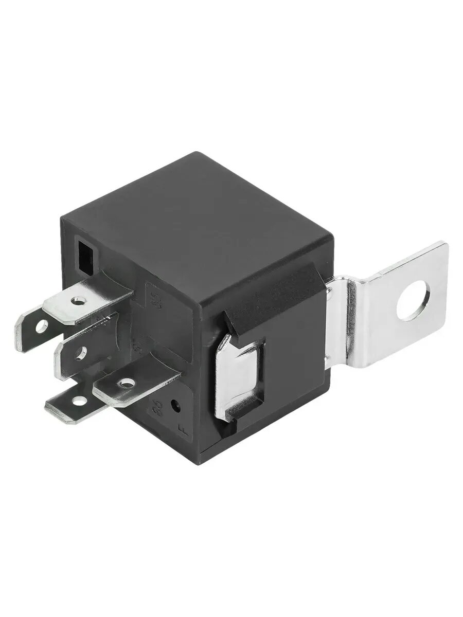 Реле 12V 20/30A 5 конт. с кронштейном без резистора