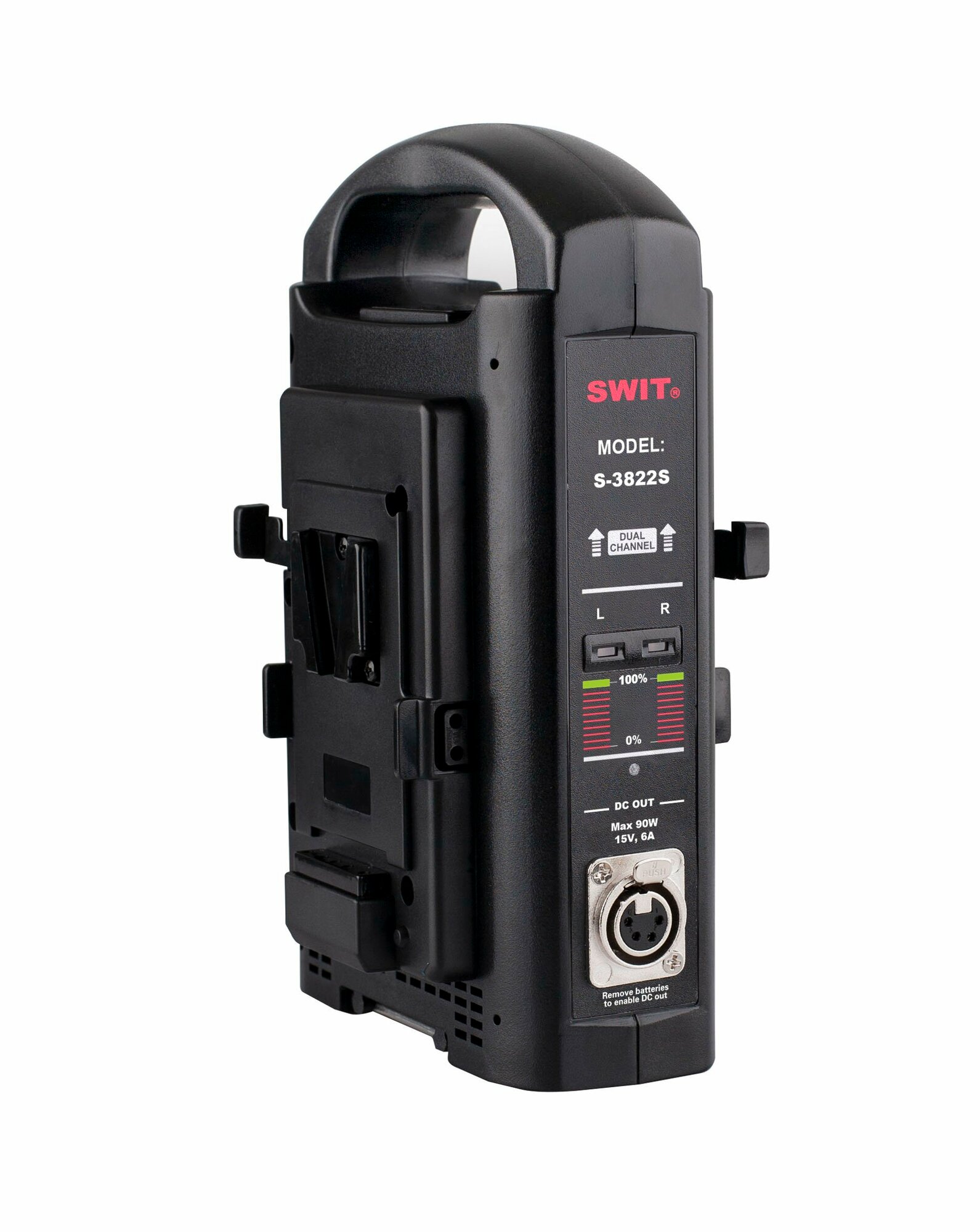 Зарядное устройство SWIT S-3822S 2-канальное для аккумуляторов V-Mount (3 А)