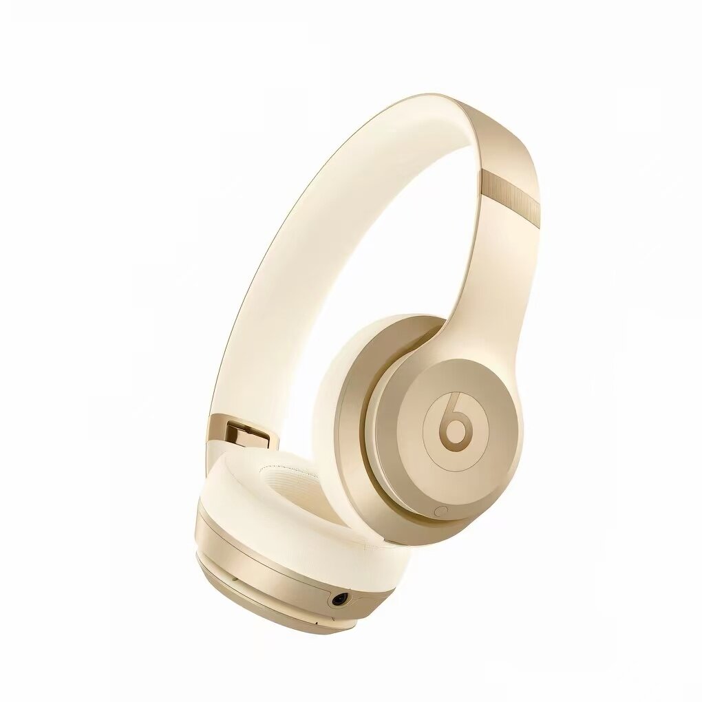 Беспроводные накладные наушники BEATS Solo4, лимитированная версия шампанского цвета
