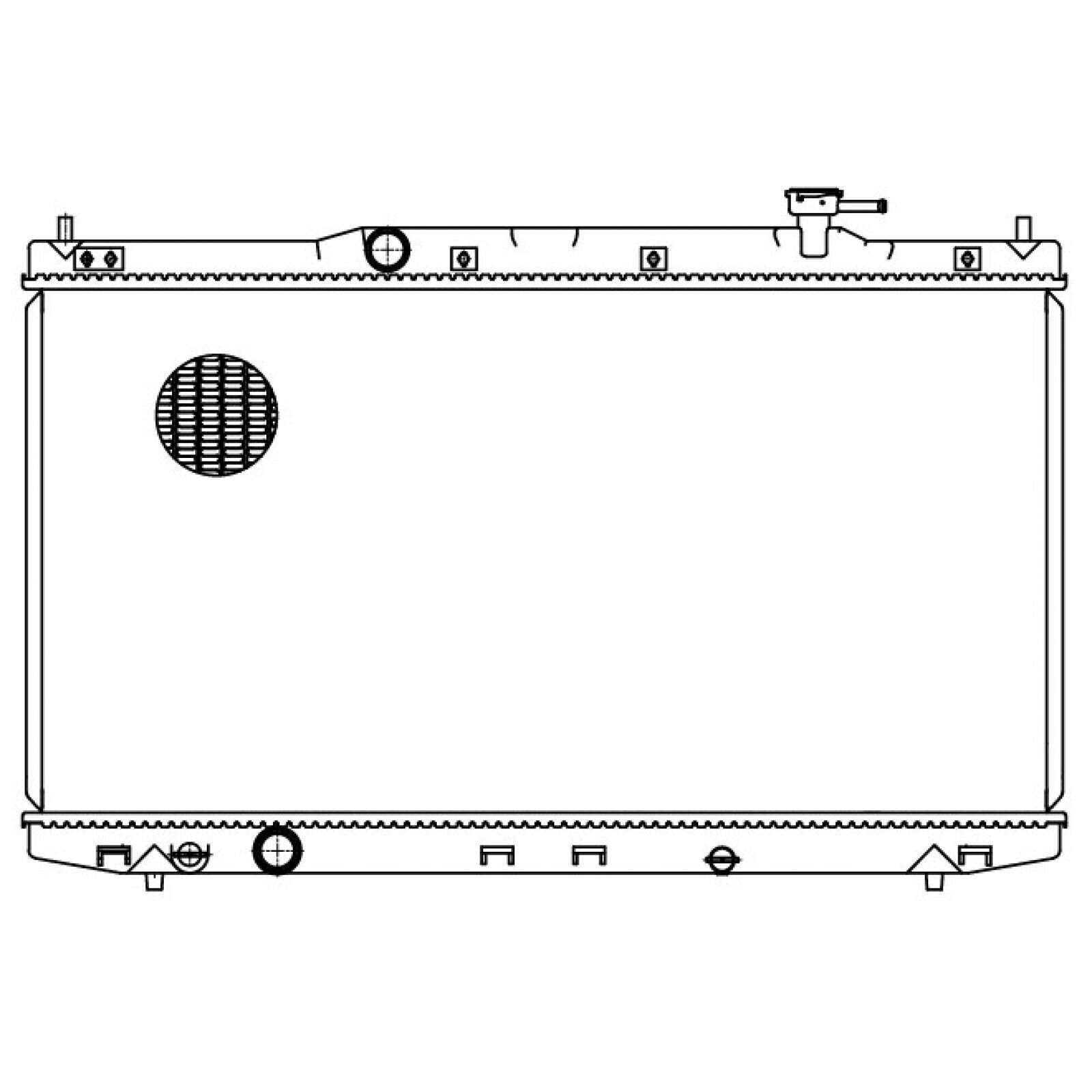 Радиатор охлаждения, для Хонда Аккорд 9 oem 190105A2A01 арт LRC2313
