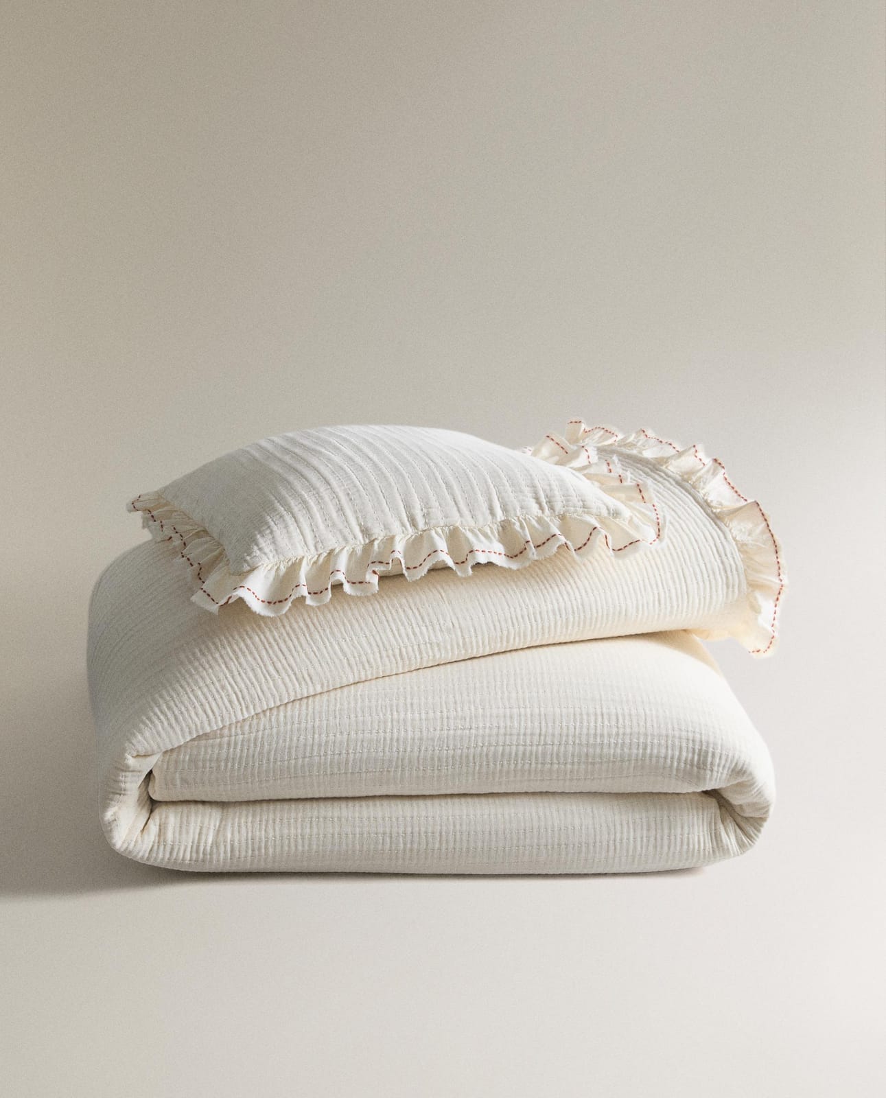 Покрывало Zara Home детское покрывало с воланами, оранжевый, 180 x 250 см 4626/006/615-20