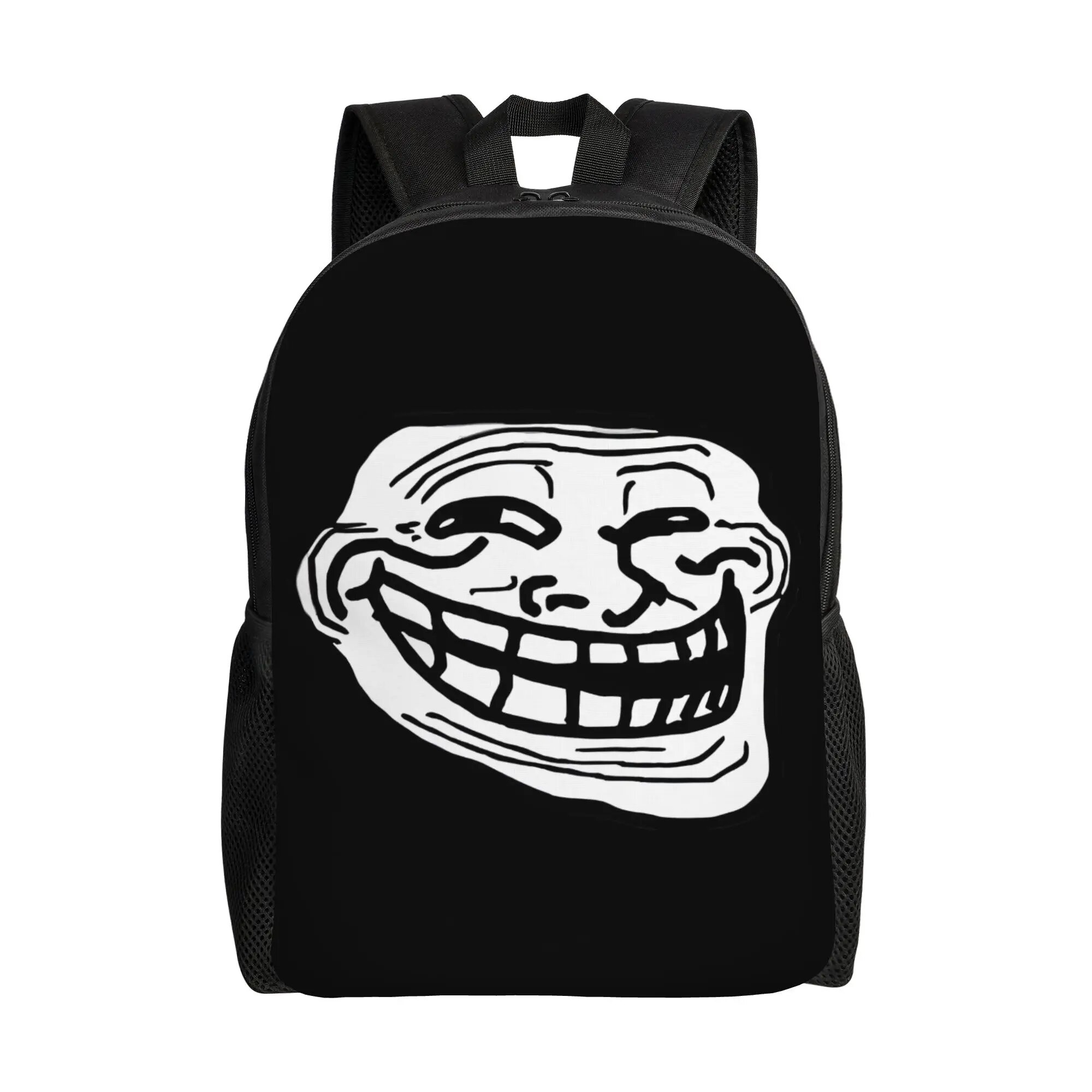 Черный рюкзак Trollface, цвет 20