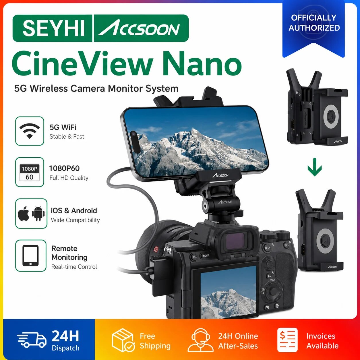 Accsoon CineView Nano Беспроводной видеопередатчик