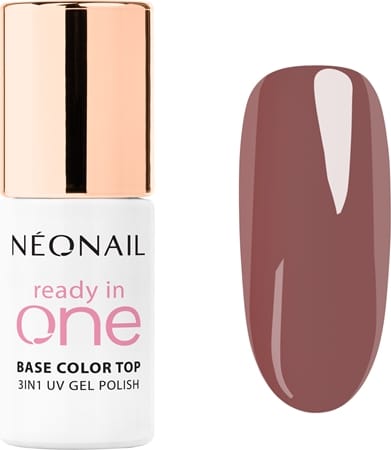 Лак для ногтей NeoNail Ready In One 3in1 UV Gel Polish, 07 One Mocha Brown, 7.2 мл