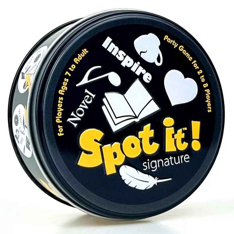 Классическая карточная игра Spot It - Эдитион Книги, игра с 55 картами