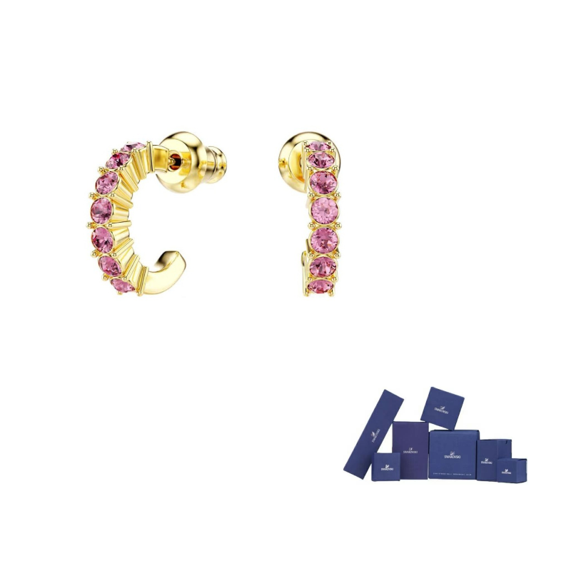 Серьги пусеты SWAROVSKI, кристаллы Swarovski