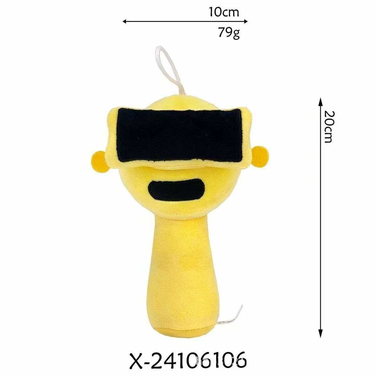 Официальный лицензированный плюшевый мишка из игры SprunkiPlush Грейд, электрический цвет, 20 см высотой для фанатов
