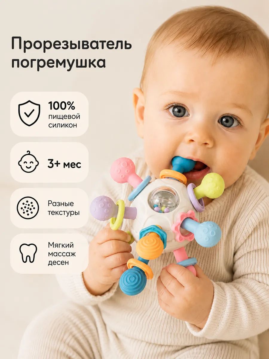 Грызунок прорезыватель. Прорезыватель для зубов детский