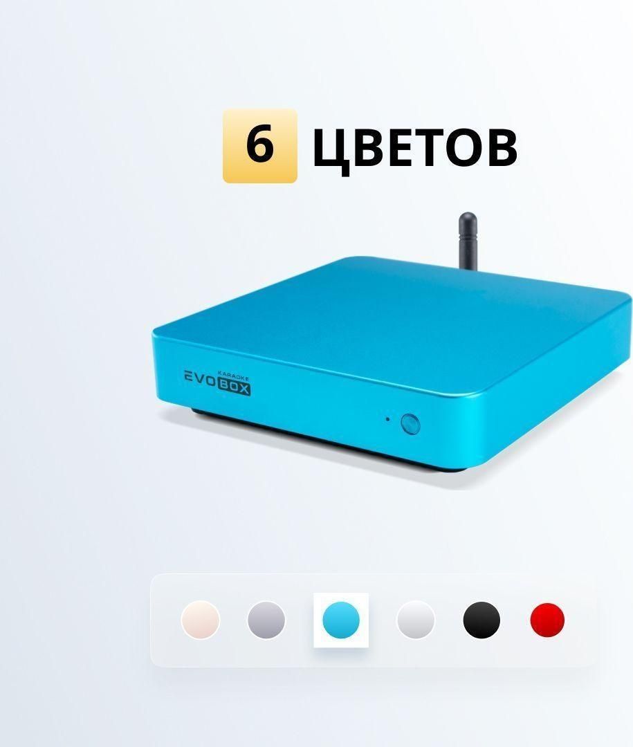 Караоке-система для дома EVOBOX Classic Ocean c микрофонами SE 201D