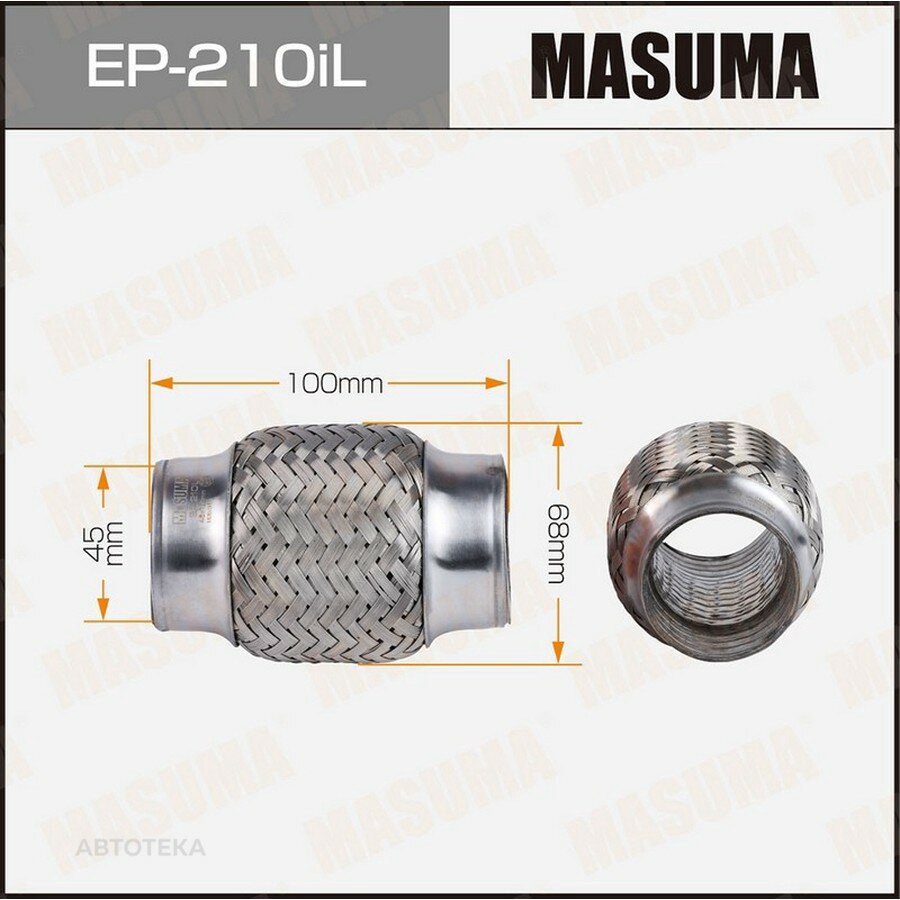 Гофра глушителя TOYOTA LAND CRUISER -21 MASUMA EP210IL