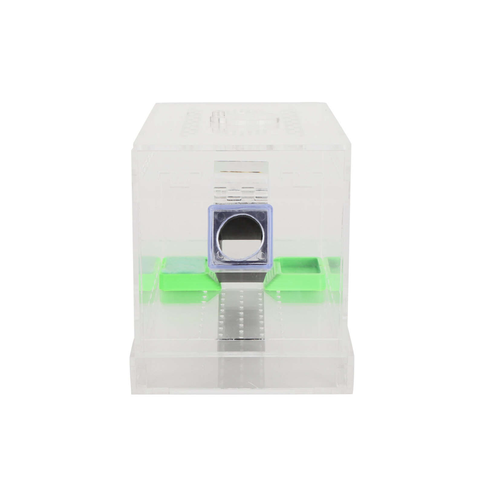 Акриловый вольер для кормления сверчков с трубками, набор для ухода за насекомыми и тараканами, террариум для рептилий.